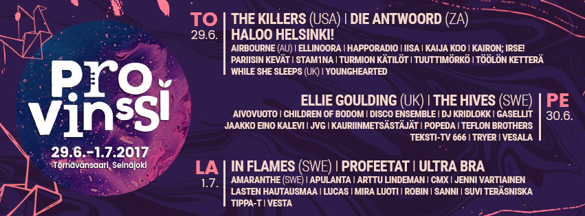 Provinssi 2017: Provinssin viihteellisessä lauantaissa metalliset ...