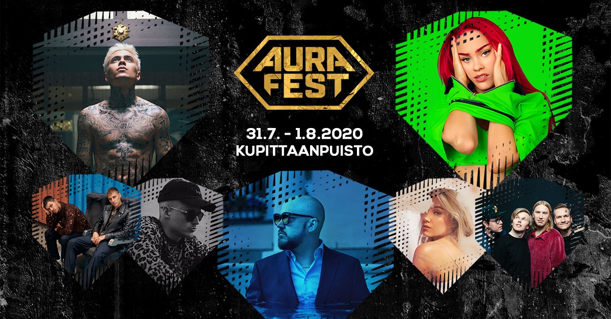 Kyllä, Aura Fest järjestetään tänä vuonna Turun Kupittaanpuistossa ...