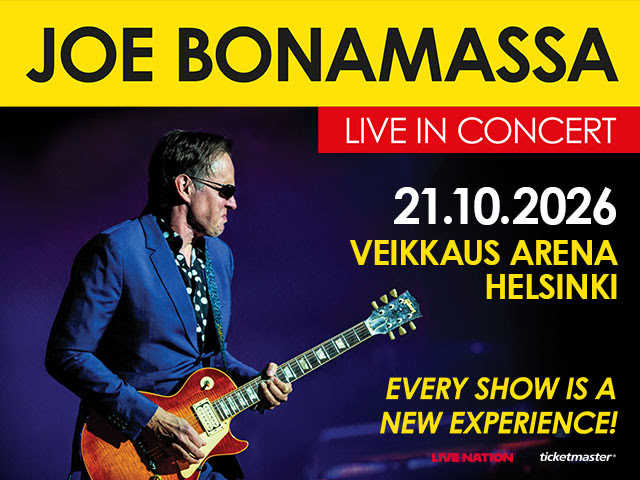 Bluessuosikki Joe Bonamassa Suomeen – näin hankit liput ennen yleisen ...