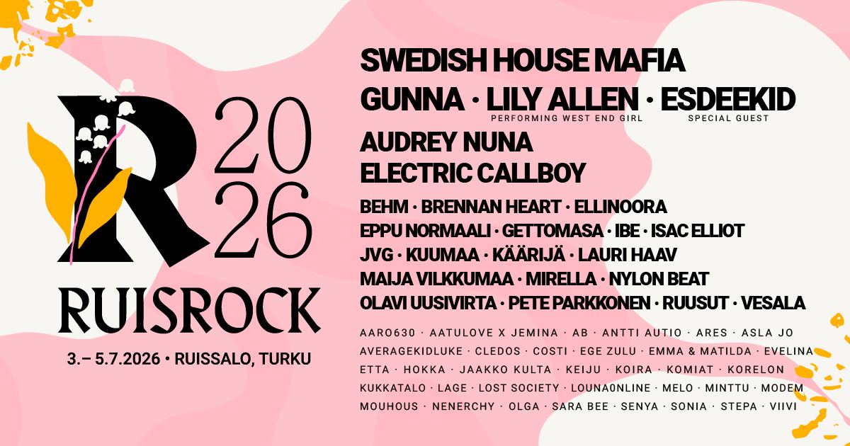 Ruisrock vahvisti nopeasti someilmiöksi nousseen listaykkösen Ruissalon ...